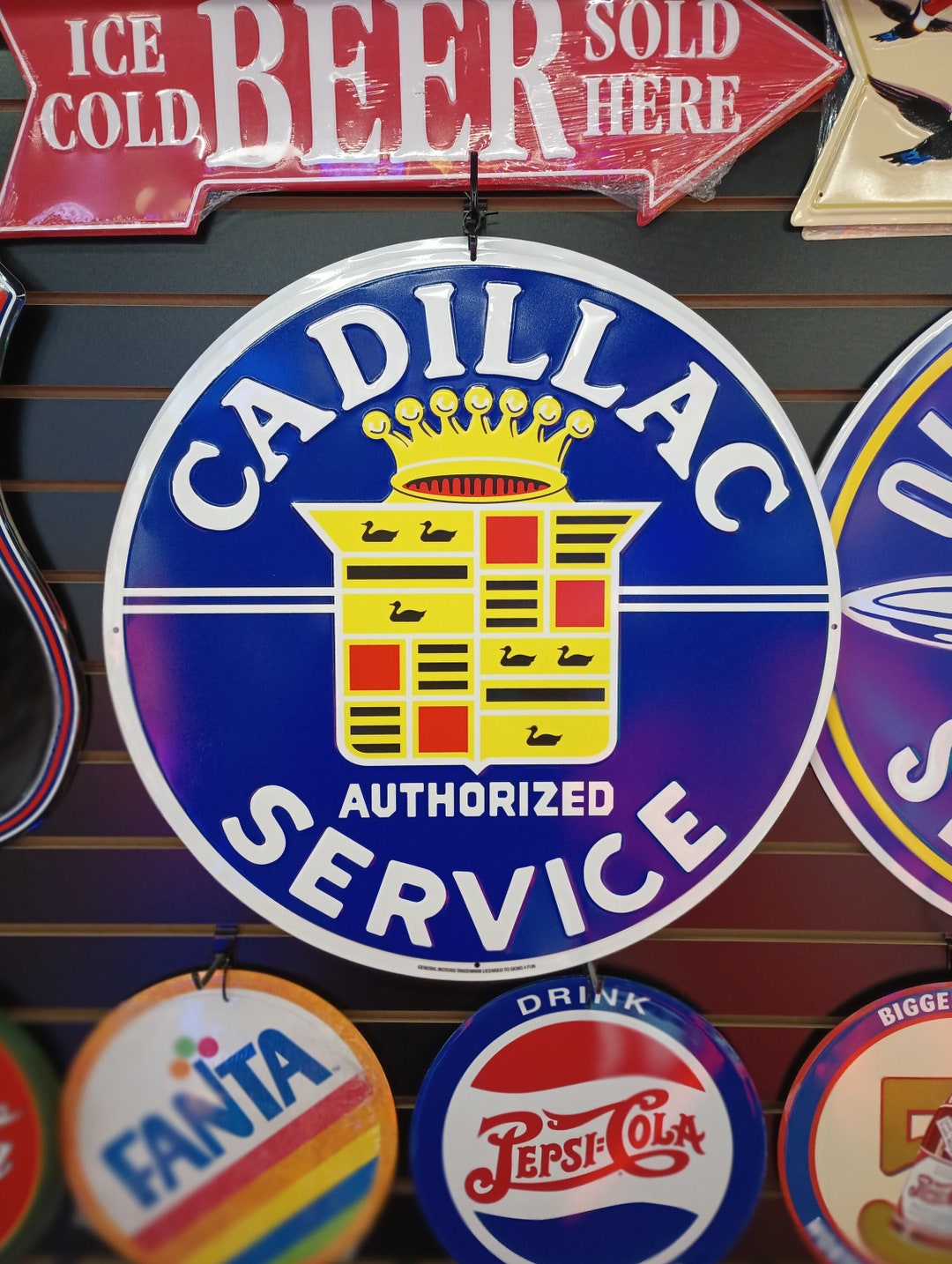 Cadillac Signs Cadillac Service Sign for Garage Signs for Men Car ...