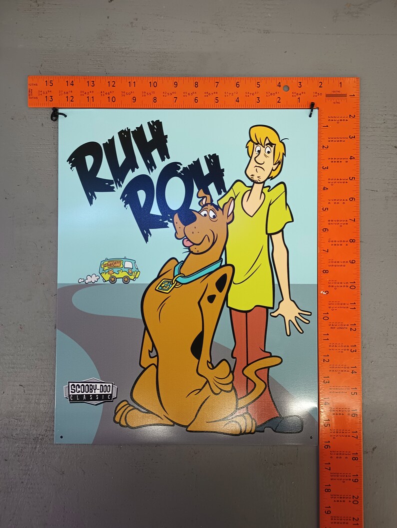 Scooby Doo Signs Ruh Roh Kids Room Decor Cartoon Memorabilia - Etsy