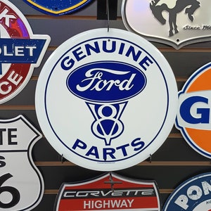 Ford V8 Signs Metal Garage Signs for Men Garage Signs for Barn Decor ...