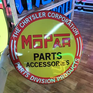 15 Mopar Parts Garage Metal Dome Sign Mopar Signs - Etsy
