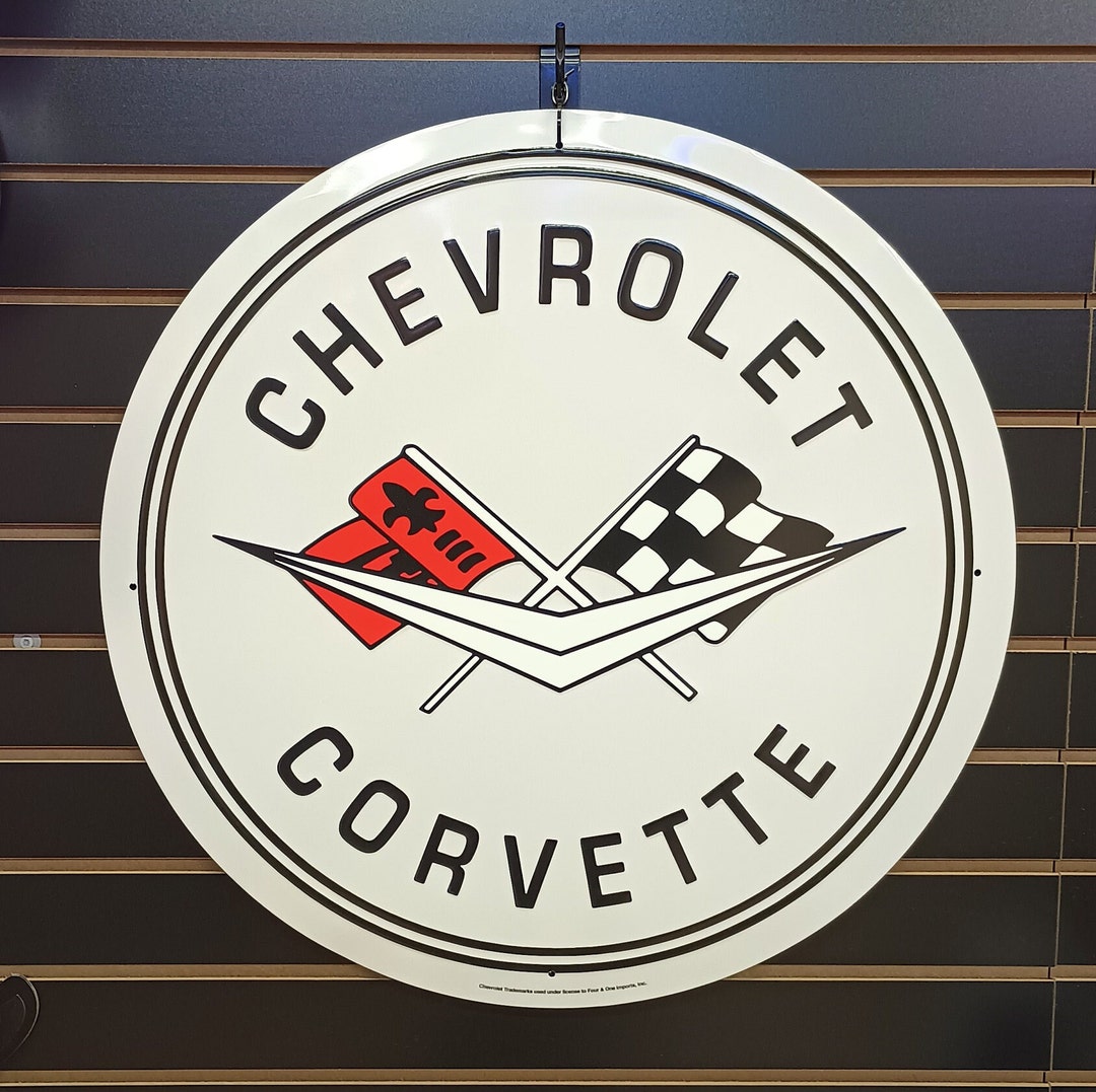 Chevy Signs Chevrolet Corvette Sign for Garage Signs for Men Car ...