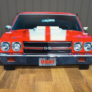 PERSONALIZED 1970 Chevelle SS Front Bumper Metal Sign Custom American ...