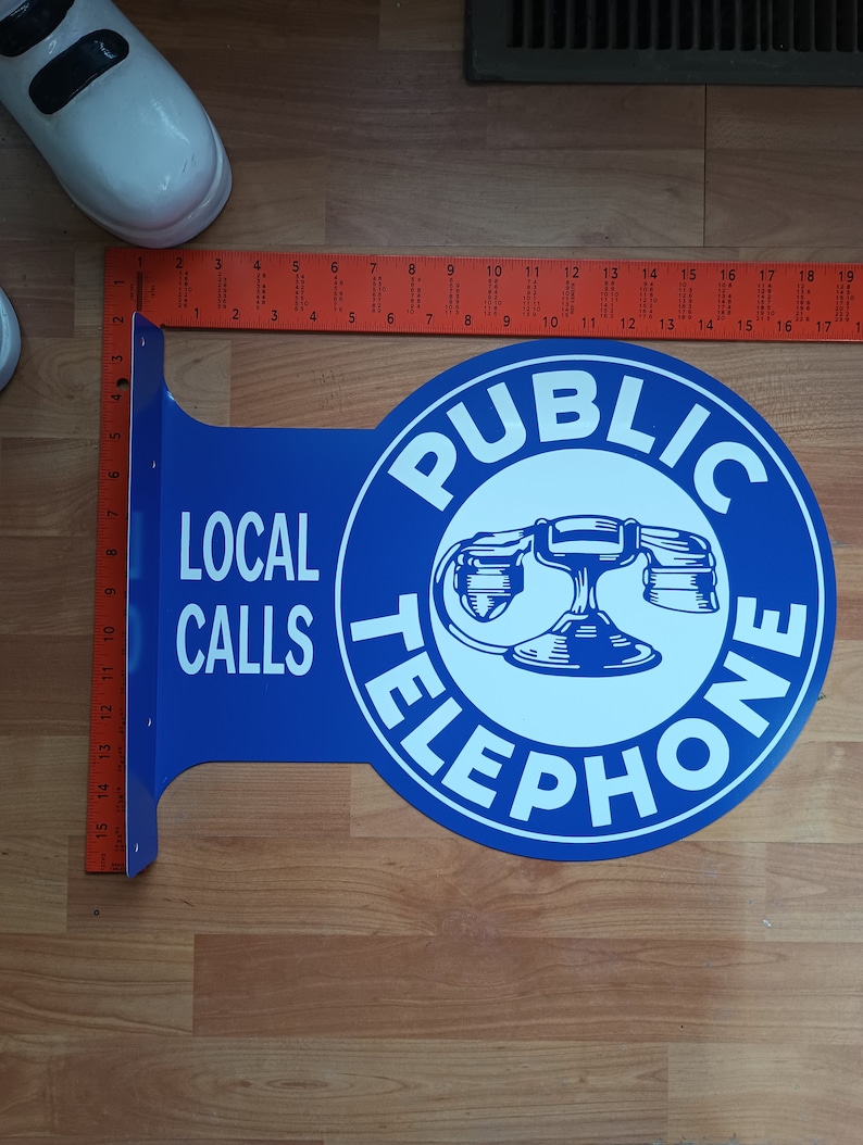 Flange Signs Public Telephone Signs Unique Housewarming Gifts - Etsy