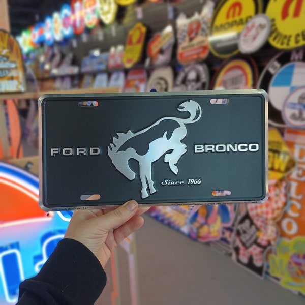 Ford Bronco License Plate - Etsy