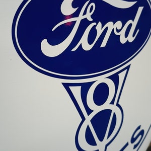 Ford V8 Signs Metal Garage Signs for Men Garage Signs for Barn Decor ...