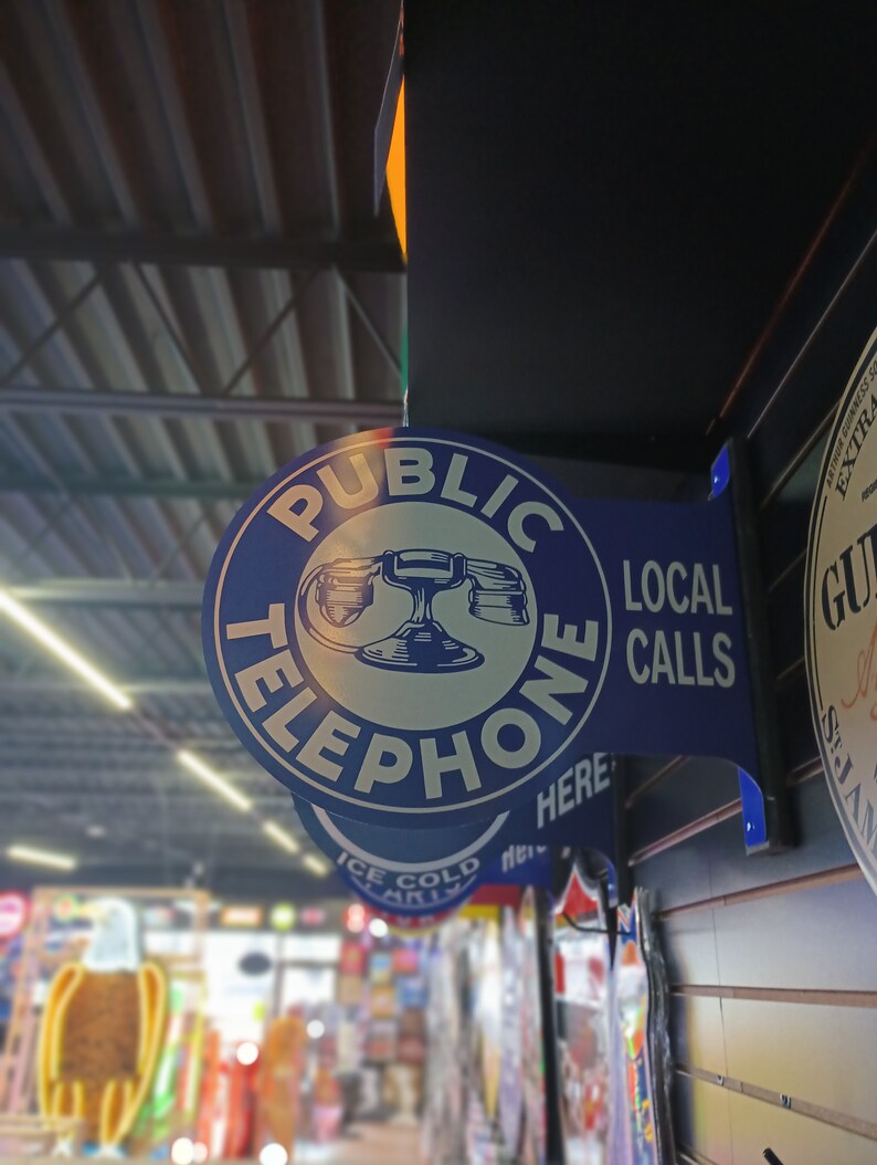 Flange Signs Public Telephone Signs Unique Housewarming Gifts - Etsy
