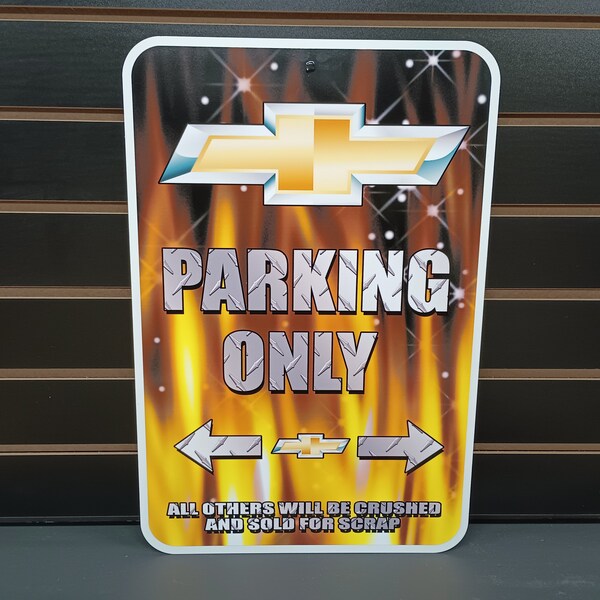 Chevy Parking Only - Etsy