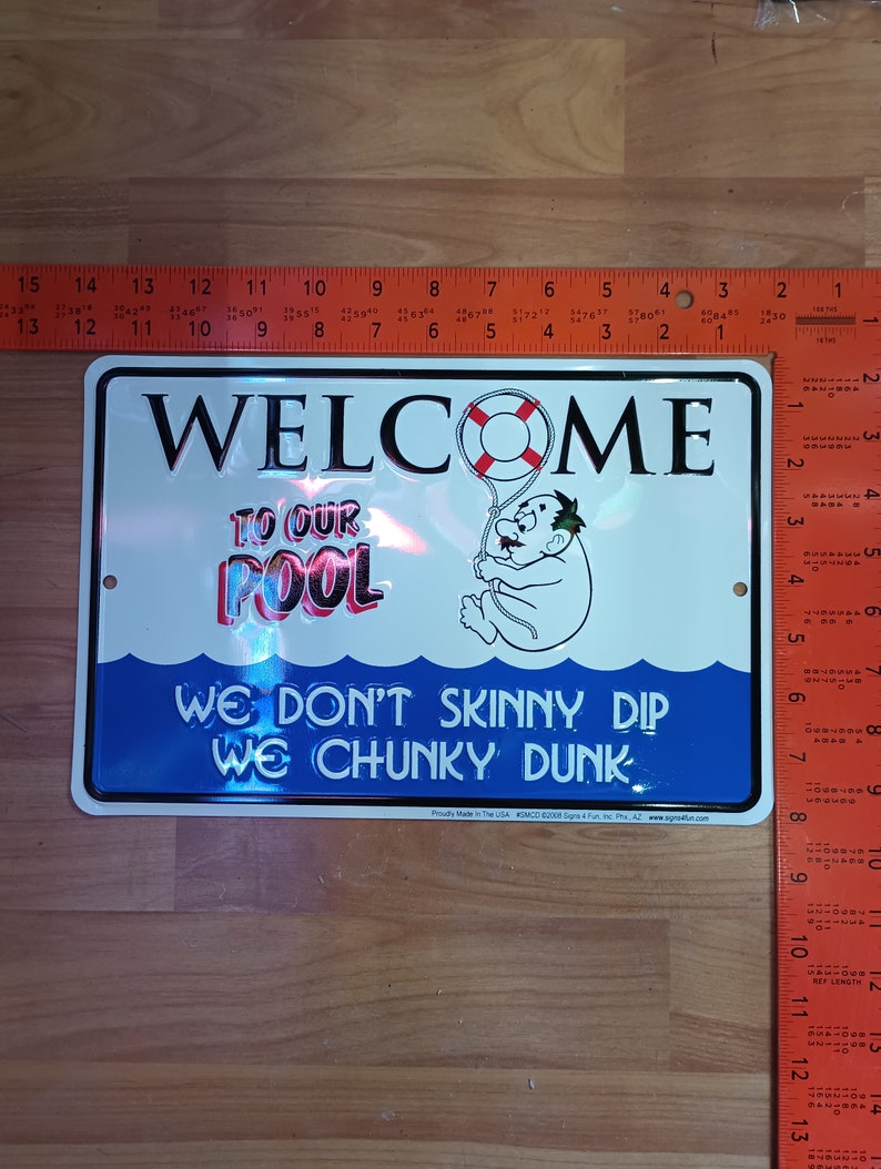 Signs for Pool Signs for Backyard Housewarming Gifts Funny - Etsy