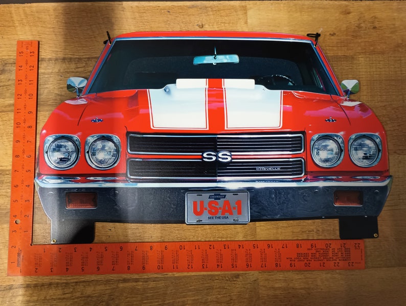 1970 Chevelle Front Bumper Metal Sign Chevy Chevelle SS Sign - Etsy