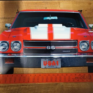 PERSONALIZED 1970 Chevelle SS Front Bumper Metal Sign Custom American ...