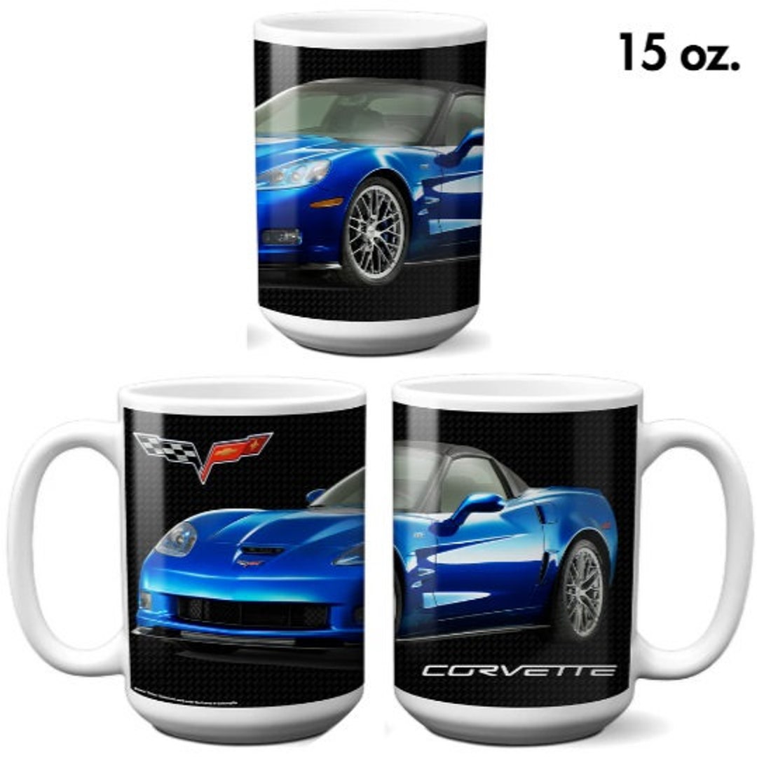 ONE Chevy Corvette C6 Coffee Mug 15 Oz Coffee Cups for Men Retirement ...