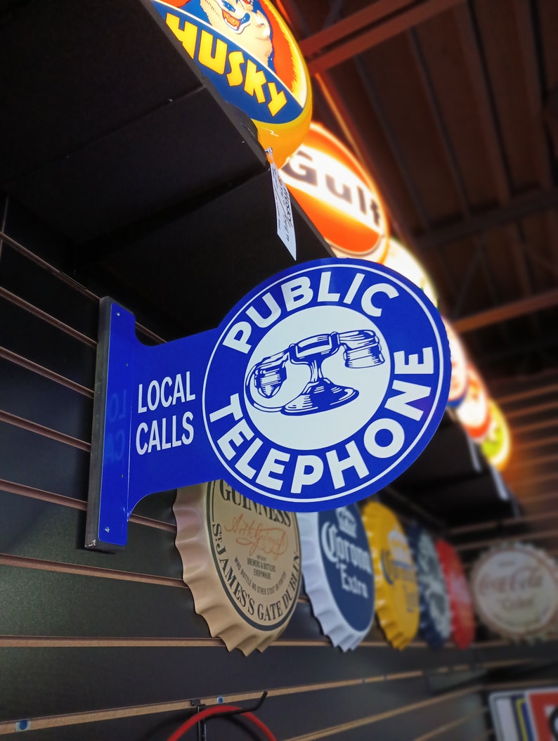 Flange Signs Public Telephone Signs Unique Housewarming Gifts - Etsy