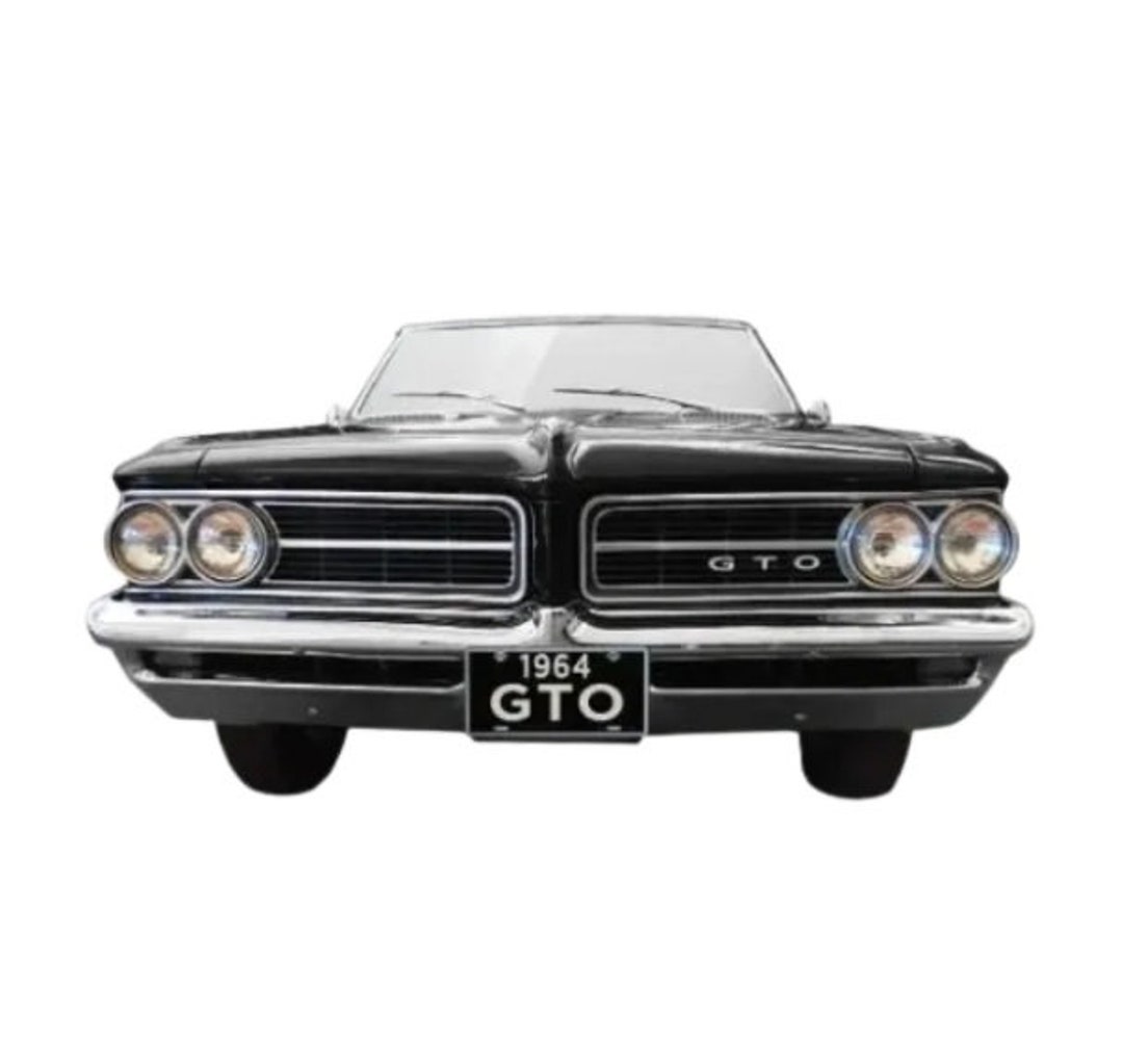 1964 GTO Convertible Front Bumper Steel Sign Pontiac Garage Signs for ...