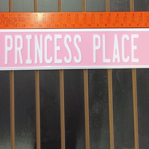 Princess Signs Pink Pastel Girls Bedroom Decor Street Signs Pretty ...