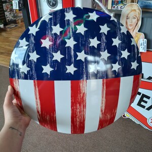 15 American Flag Metal Dome Sign Independence Day Party Decorations 4th ...