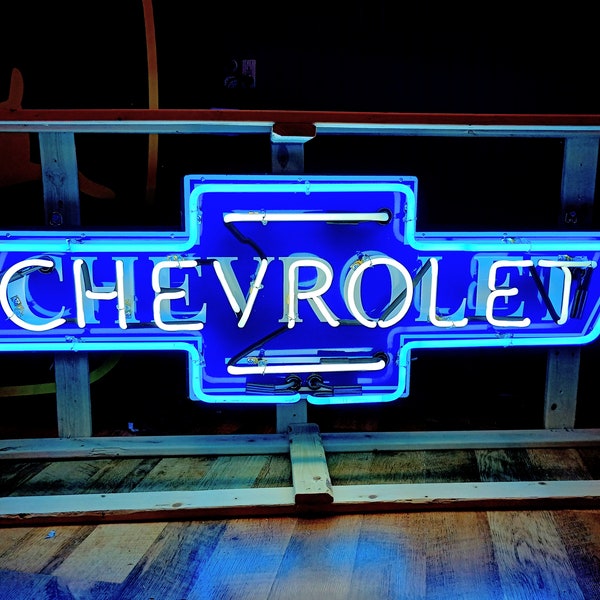Chevrolet Bowtie Neon Sign - Etsy