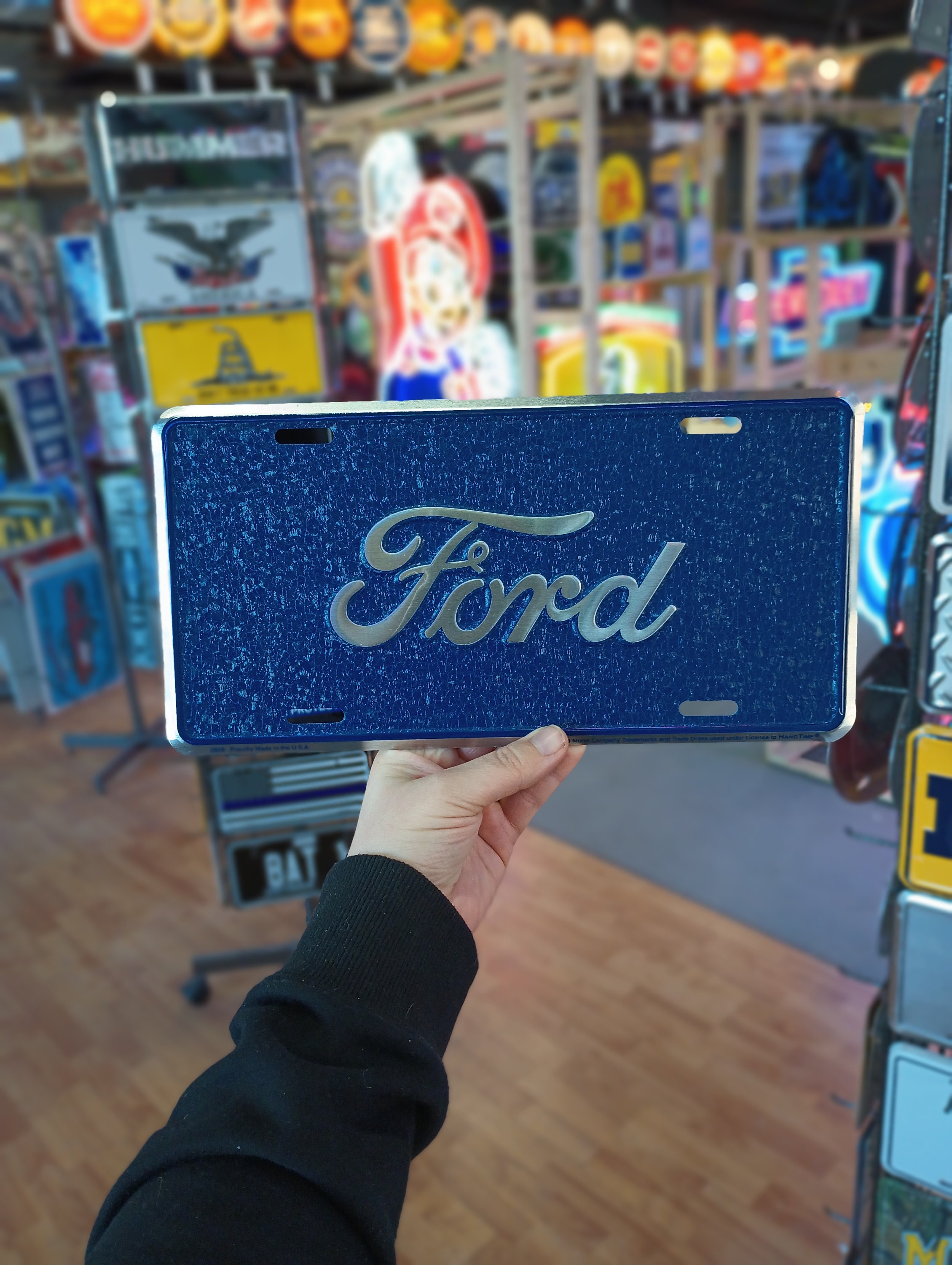 Ford Script Vanity Plate Ford License Plates Automobilia - Etsy