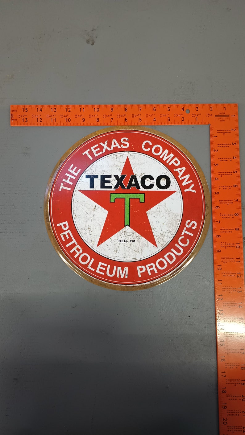 Texaco Gas Signs Texaco Filling Station Sign for Garage Signs - Etsy