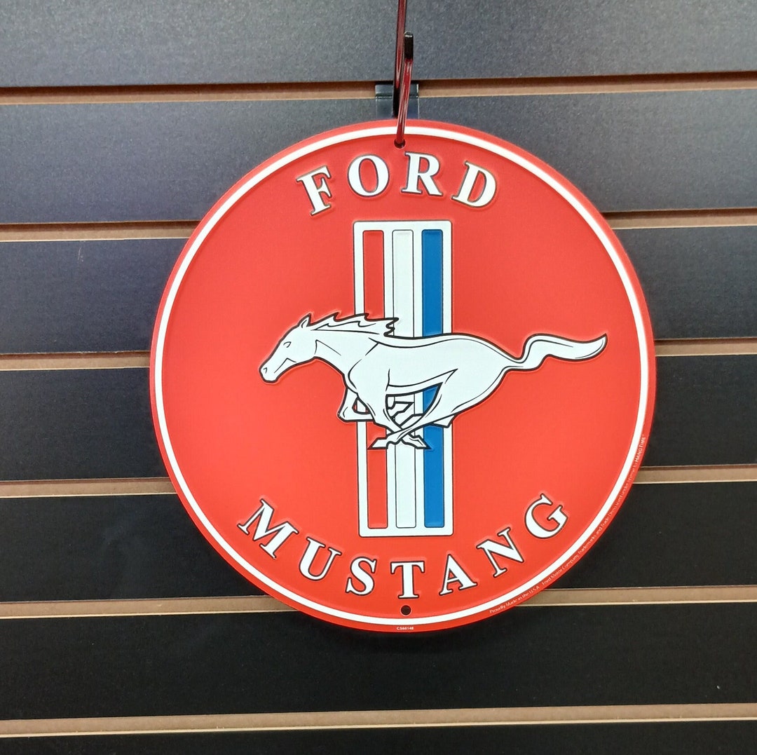 Ford Mustang Sign Ford Signs Mustang Signs for Garage Signs for Men Man ...