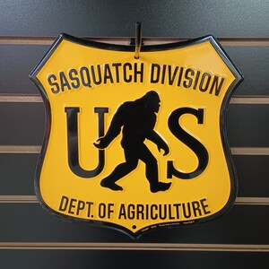 SMALL Sasquatch Sign 12 Cabin Decor Sasquatch Party Decor Gifts for ...