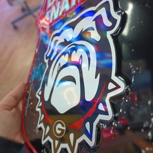 Georgia Bulldog Nation Shield Tin Sign Georgia Bulldogs Signs UGA ...