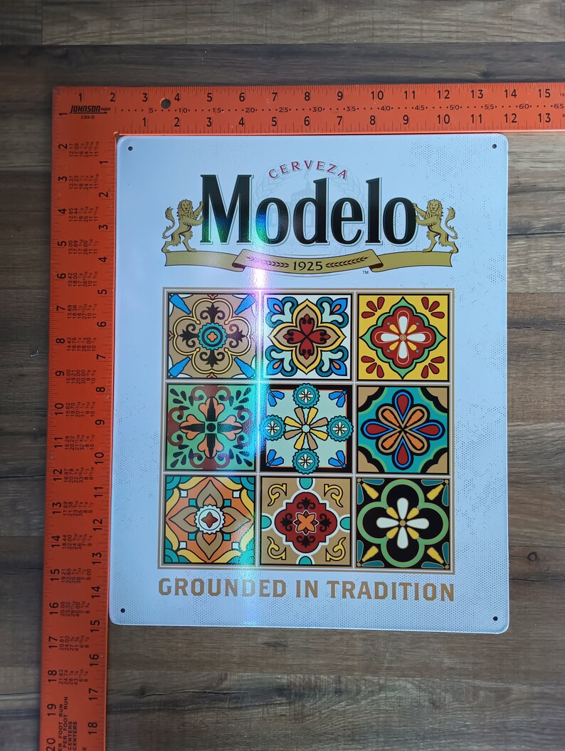 Modelo Beer Sign Metal Beer Signs Home Bar Wall Decor Pub - Etsy