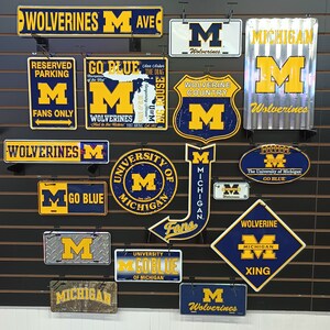 Michigan Fans Bent Arrow Sign University of Michigan Signs Ann Arbor U ...