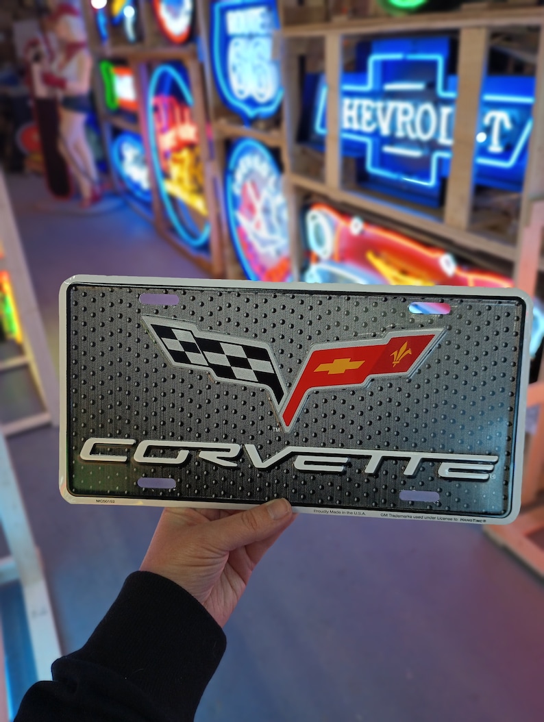 Chevy Corvette Vanity Plate Chevrolet Corvette License Plates - Etsy