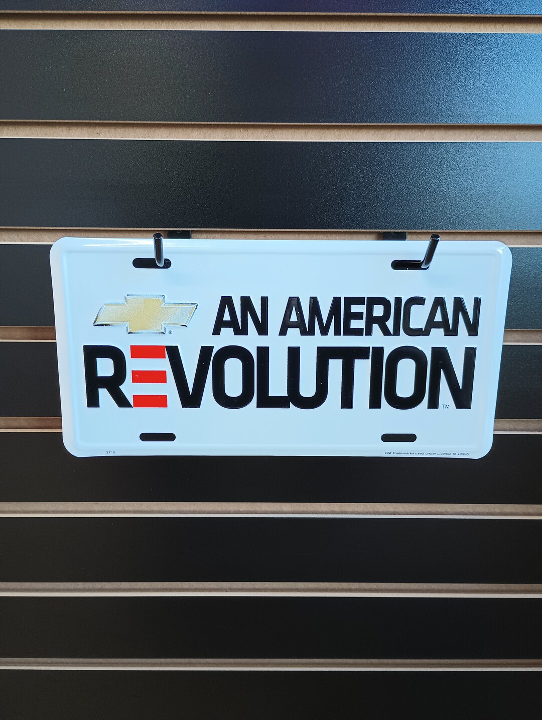 Chevy an American Revolution Vanity Plate Chevrolet License Plates ...