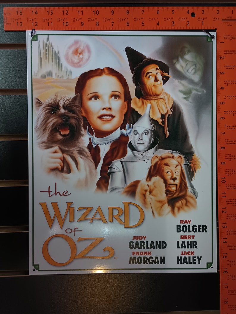 Wizard of Oz Metal Sign Wizard of Oz Movie Poster Nursery - Etsy