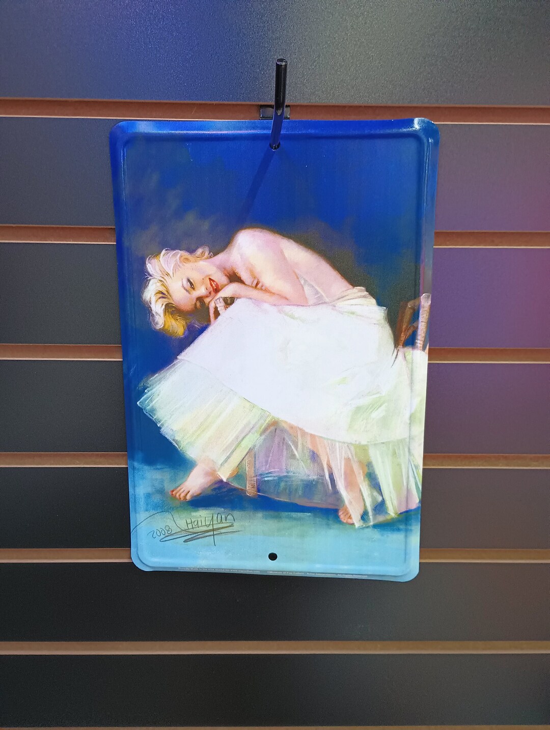 Marilyn Monroe Painting Print Metal Sign Marilyn Monroe Signs ...