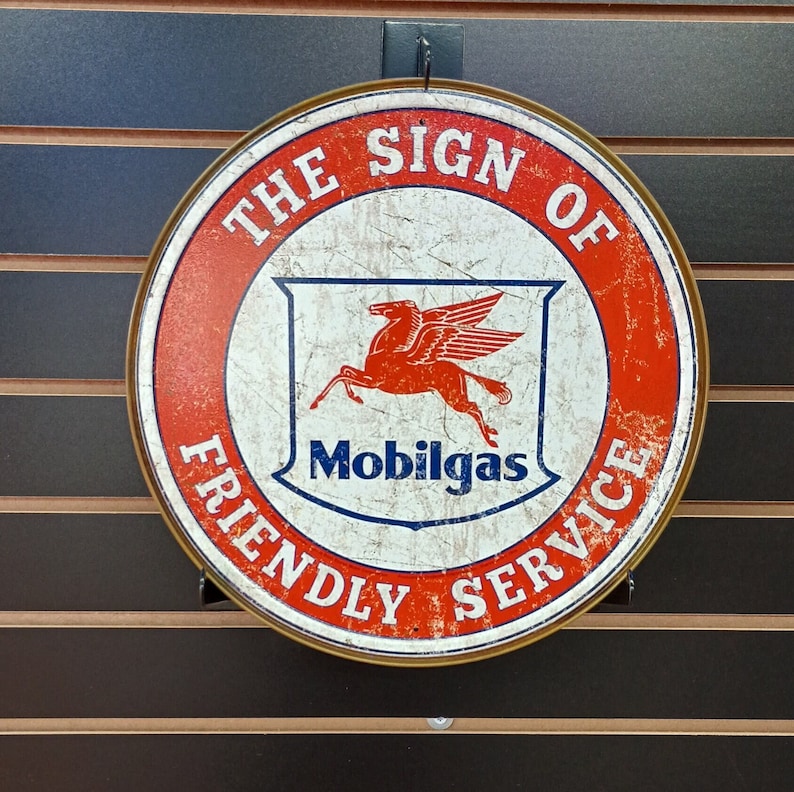 Mobilgas Signs Mobil Sign for Garage Decor for Men Gifts for - Etsy