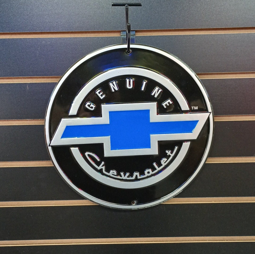 Genuine Chevrolet Bowtie Sign Metal Chevy Signs for Garage Decor for ...