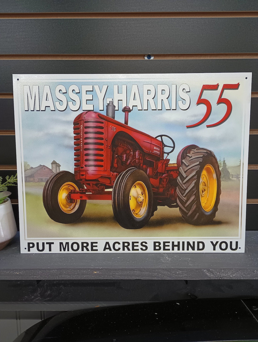 Massey Harris 55 Metal Sign Massey Harris Tractor Signs Barn - Etsy