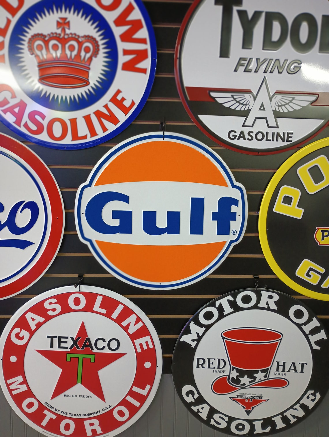 Gulf Gas Signs Gulf Gas Station Sign Garage Signs for Men Man - Etsy