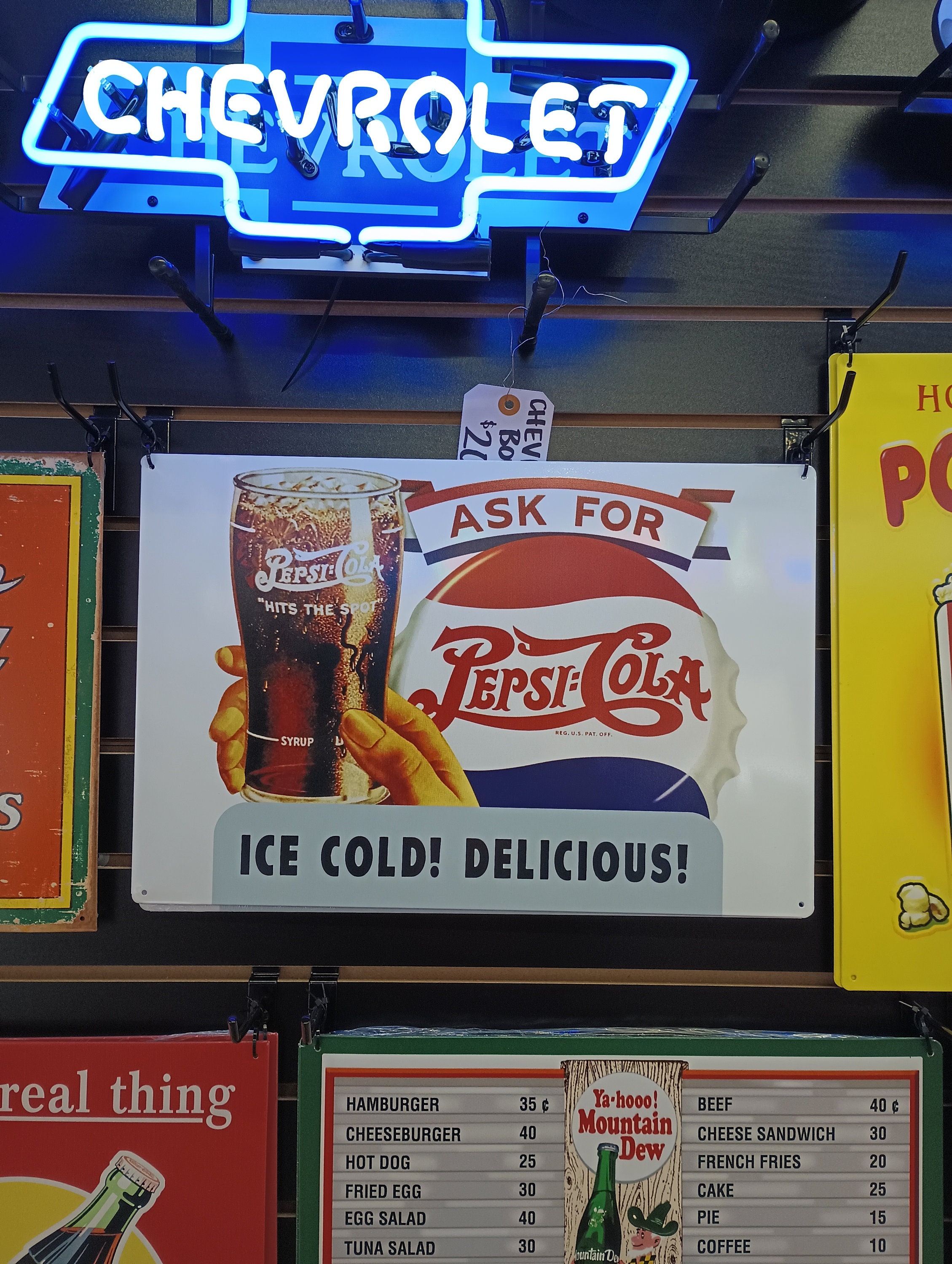 Pepsi Signs Ask for Pepsi Metal Sign for Bar Area Diner Decor - Etsy