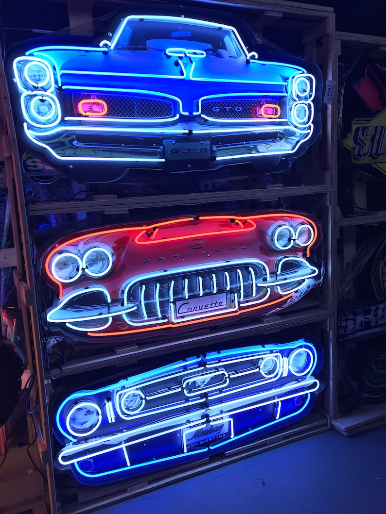 RARE Chevy Boy Neon Sign Chevrolet Boy Neon Signs Garage Decor - Etsy