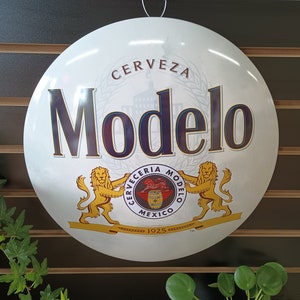 15 Modelo Signs Metal Dome Sign Modelo Beer Advertising Signs Home Bar ...