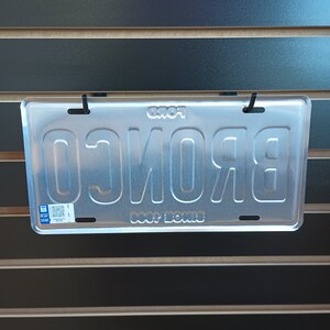 Ford Bronco Vanity Plate Ford License Plates Automobilia Advertising ...