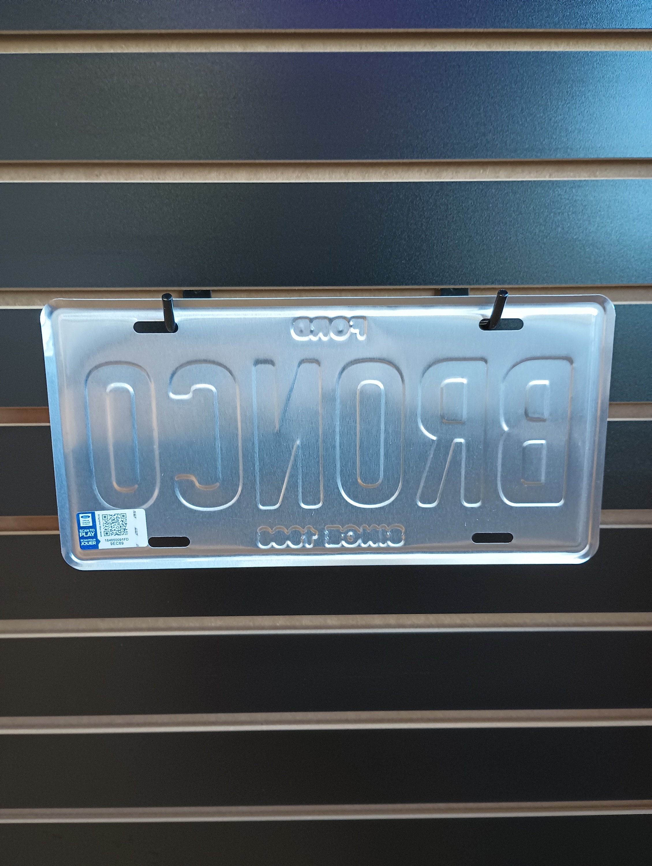 Ford Bronco Vanity Plate Ford License Plates Automobilia - Etsy