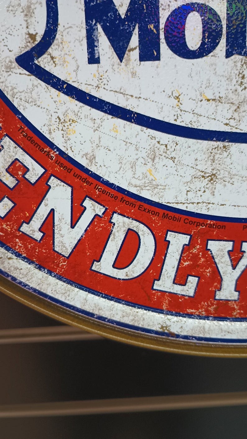 Mobilgas Signs Mobil Sign for Garage Decor for Men Gifts for - Etsy