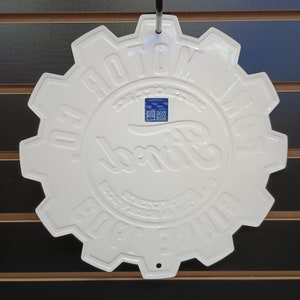 Ford Gear Sign Ford Motor Co Detroit MI Metal Gear Signs Automobilia ...