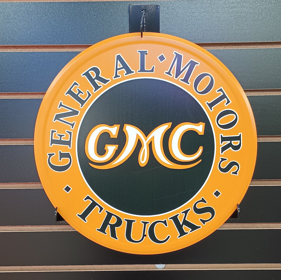 General Motors Trucks Sign GMC Signs Garage Signs for Men - Etsy