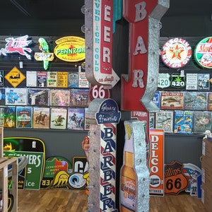 Arcade Sign LED Light up Double Sided Arcade Wall Hanging Signs ...