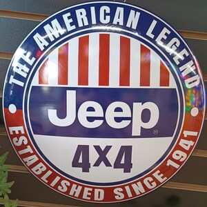 15 Jeep 4x4 Metal Dome Sign Jeep Signs Automobilia - Etsy