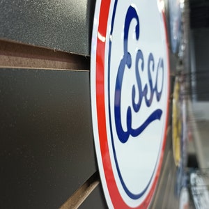 Esso Gas Signs Petro Advertising Garage Signs for Men Garage Wall Decor ...