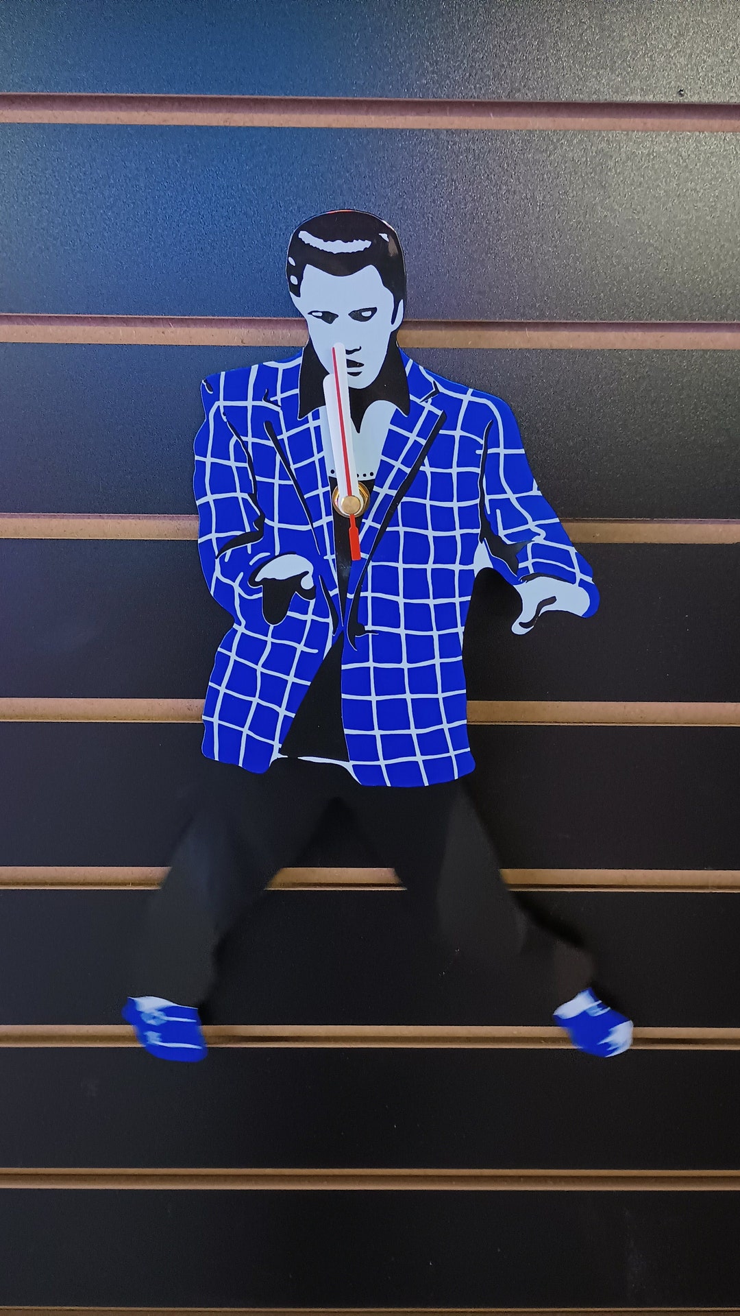 Elvis Presley Clock Rock Star Music Room Decor Pendulum Clocks Garage ...