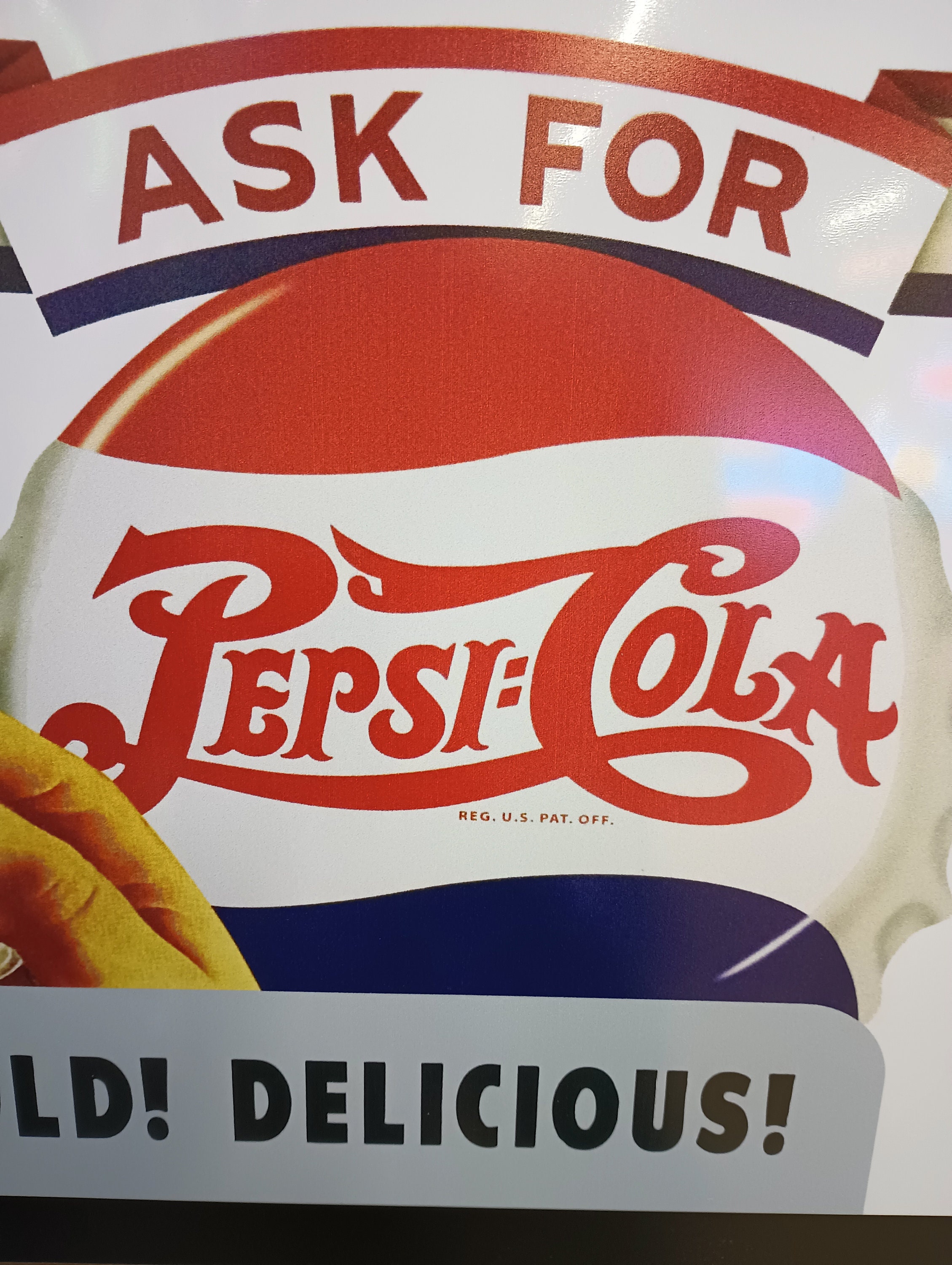 Pepsi Signs Ask for Pepsi Metal Sign for Bar Area Diner Decor - Etsy