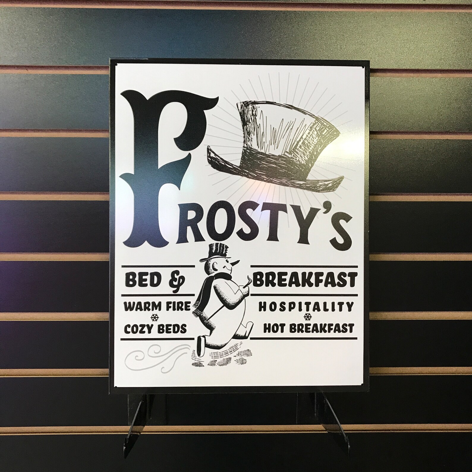 Frosty's Bed and Breakfast Sign Unique Christmas Decor - Etsy