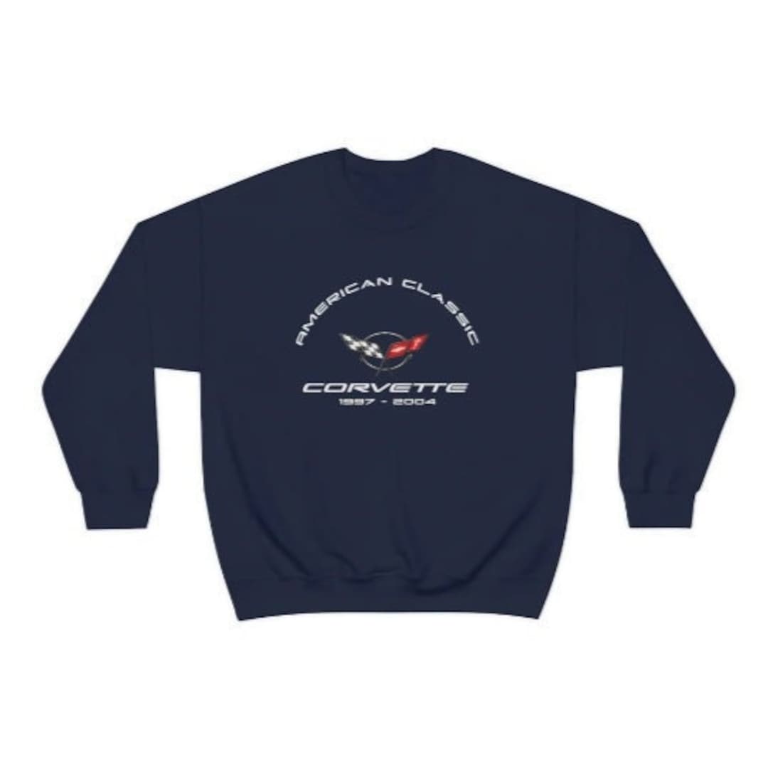 Chevy Corvette C5 Flags Sweatshirt Unisex Sweatshirts Loose Fitting ...